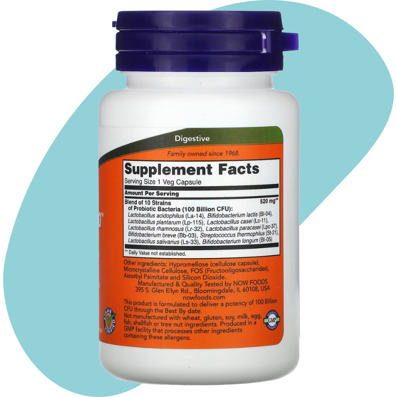 Probiotic-10 100 Billion Now – Supplements Kuwait